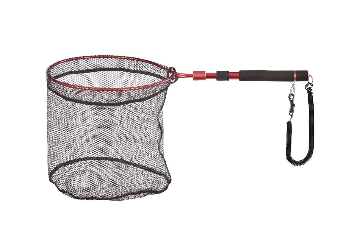 Shirasu Telescopic Wading Net with Magnet Clip 32 x 32cm – Balzer Fishing